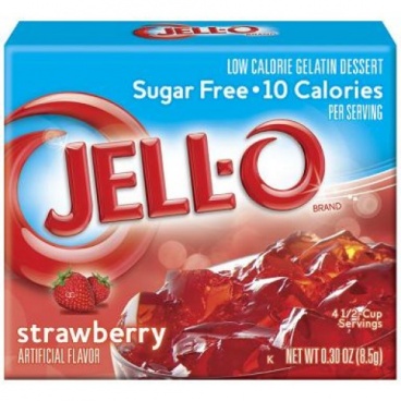 Jell-o Jello Sugar Free Instant Strawberry 8.5g - American Food Store